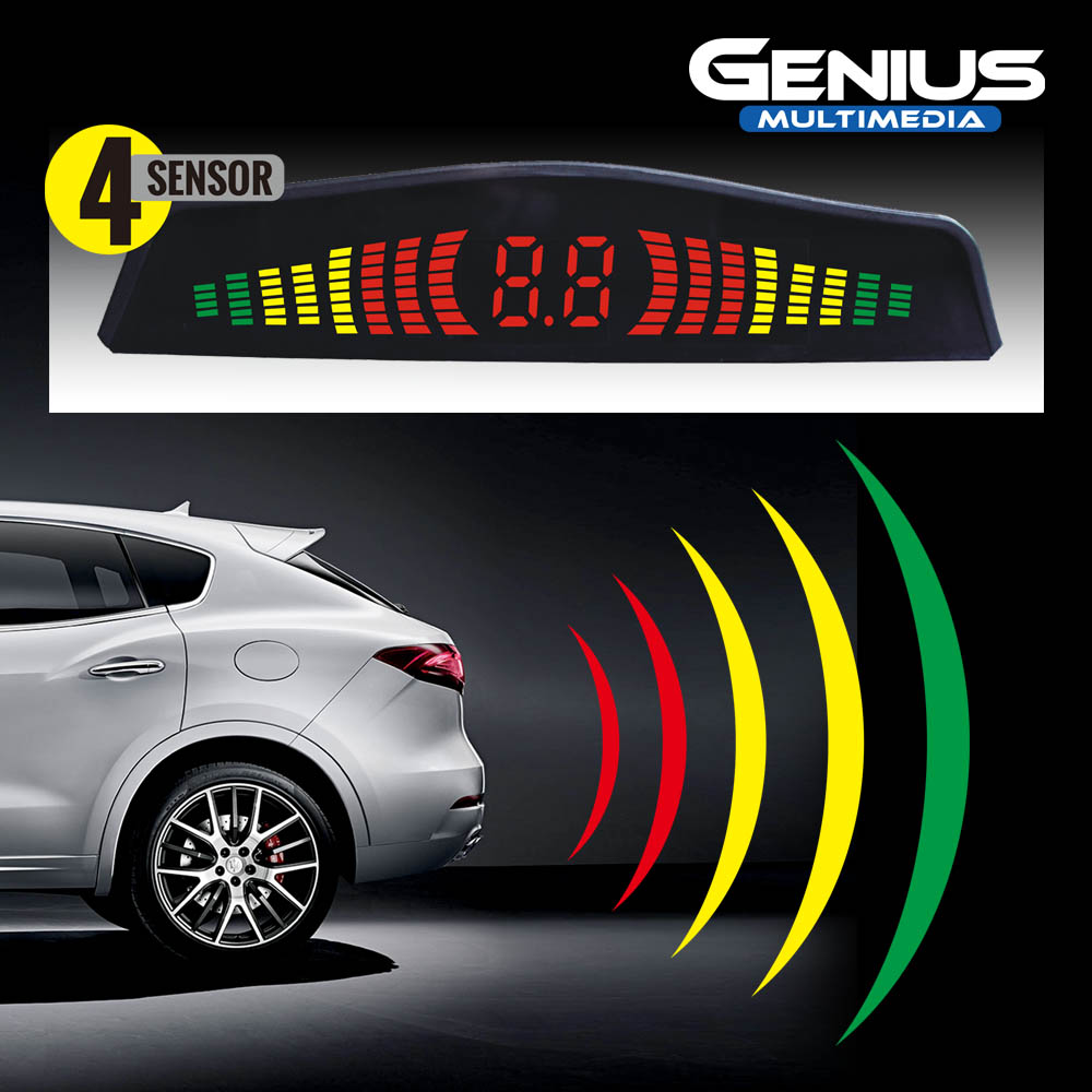 Kit de 4 sensores de reversa Genius - PROTEC Panama - Distribuidor de ...